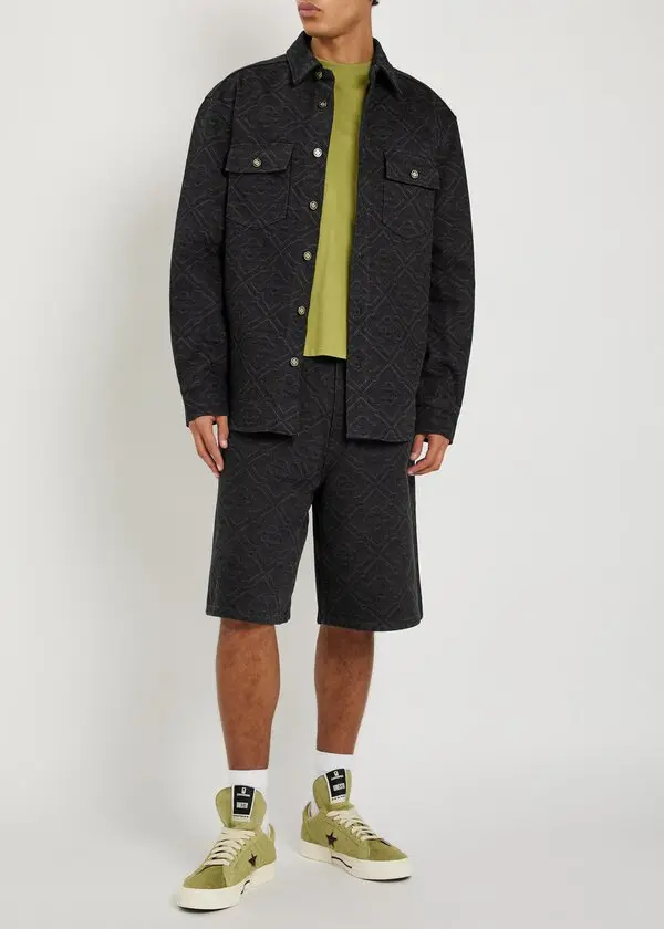 Casablanca Laser Monogram Denim Shirt