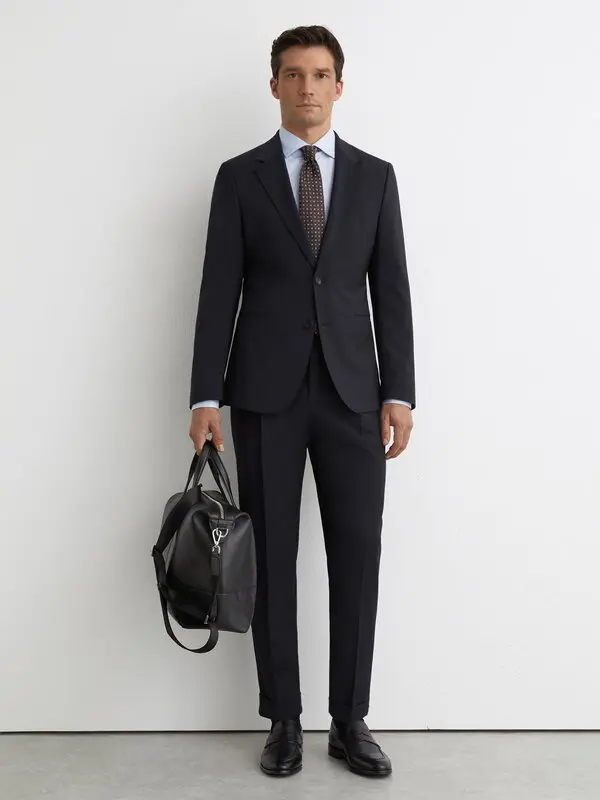 REISS Promise Wool-blend Suit Trousers