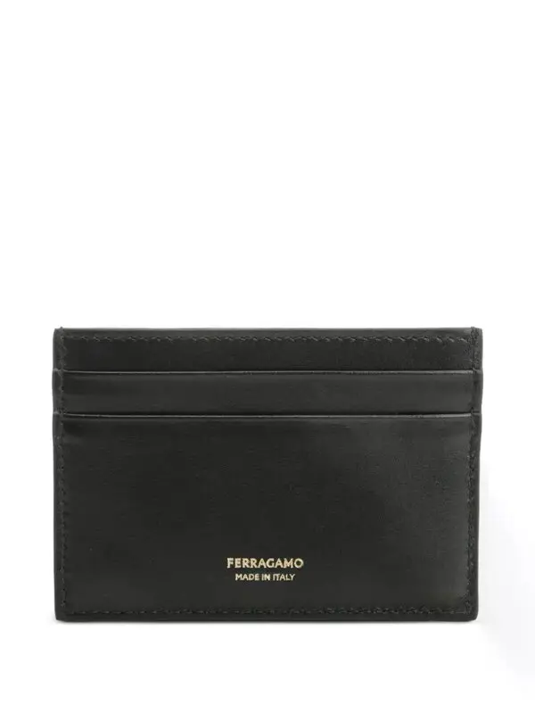 FERRAGAMO Bow-detail Cardholder - Black