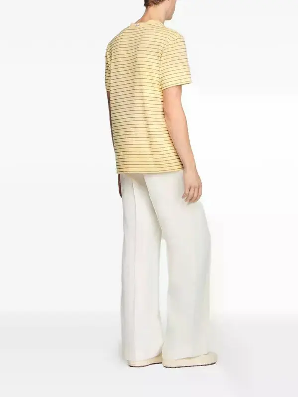 Sandro Striped T-shirt - Yellow