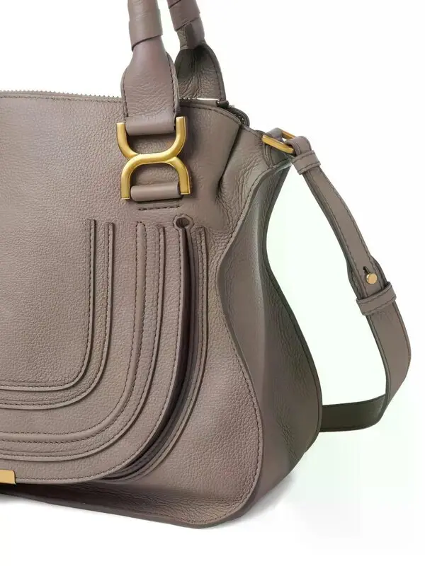 Chloé Small Marcie Shoulder Bag - Grey