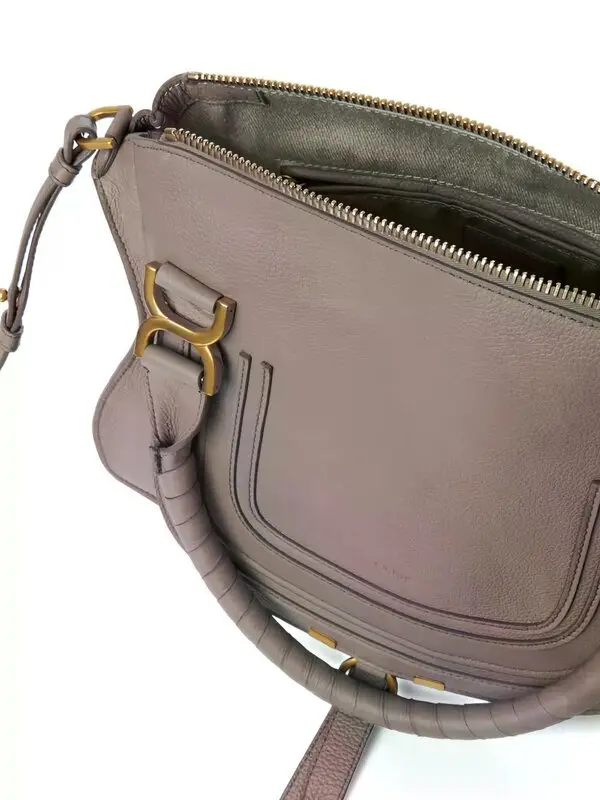 Chloé Small Marcie Shoulder Bag - Grey