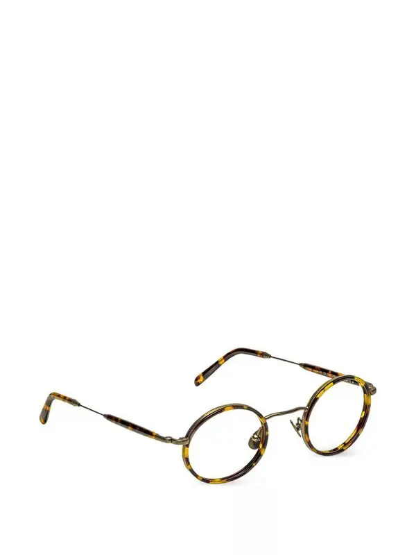 MOSCOT Cosnic Round-frame Glasses - Brown