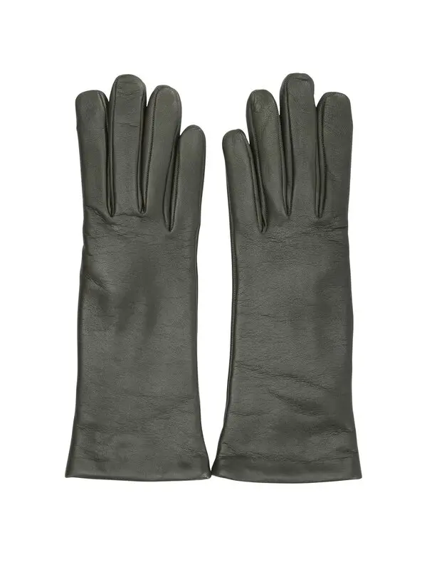 RESTELLI Leather Gloves - Green