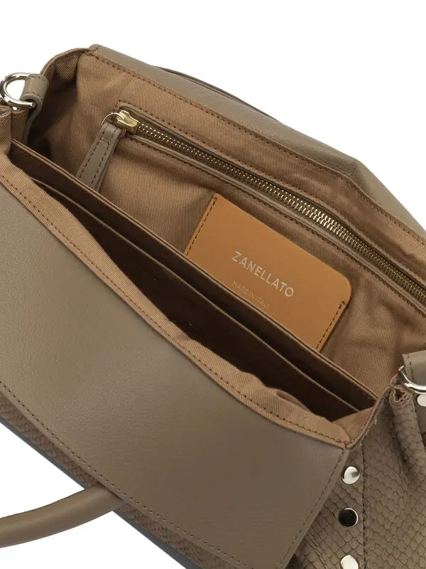 ZANELLATO Dotta Medium Handbag - Brown