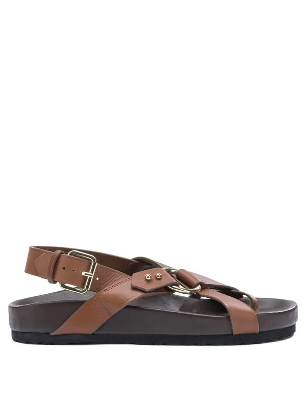 Soeur Leather 'mexico' Sandals - Brown