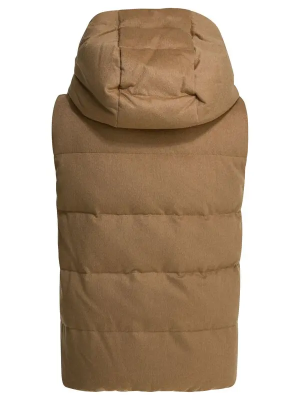 Max Mara Reversible Sleeveless Jacket - Brown