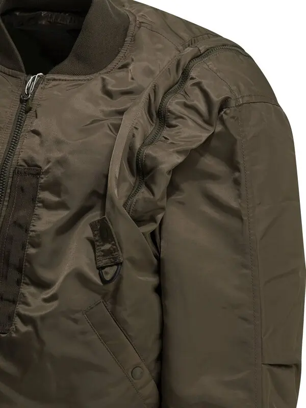 DAIWA PIER39 Nylon Bomber Jacket - Brown
