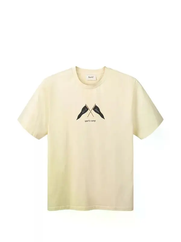 FORET Pennant T-shirt - Neutrals