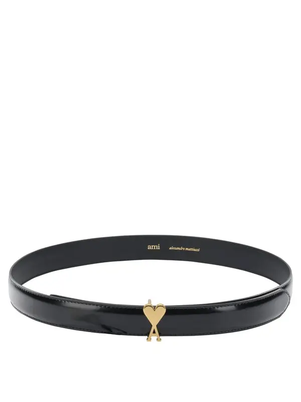 Ami Leather Belt - Black