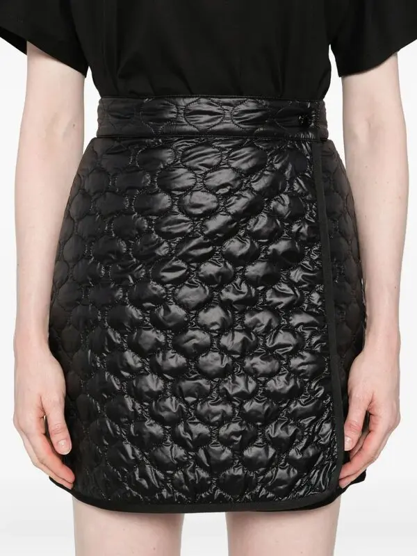Moncler A-line Skirt With Diamond Quilting