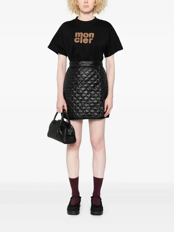 Moncler A-line Skirt With Diamond Quilting