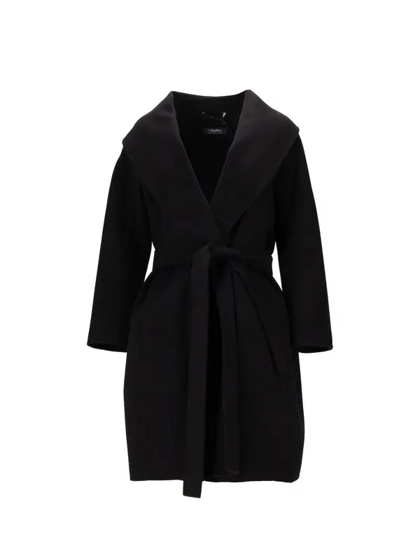 Max Mara Belted Coat - Nero