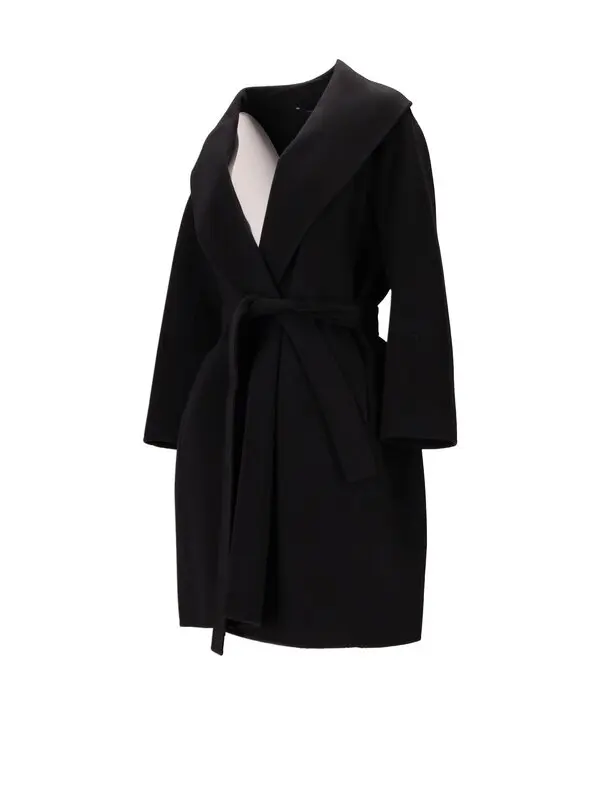 Max Mara Belted Coat - Nero