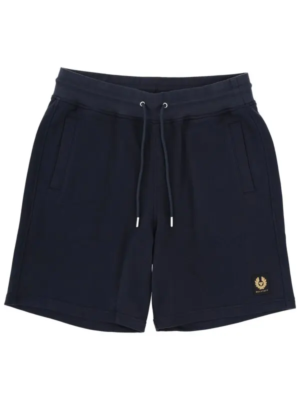 Belstaff Shorts With Logo - Blue