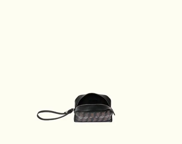 AU DEPART Hexagon Pouch 15 - Noir/noir