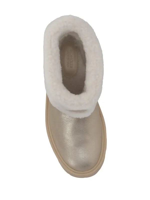 Moncler Aurea Mid Ankle Boots - Silver