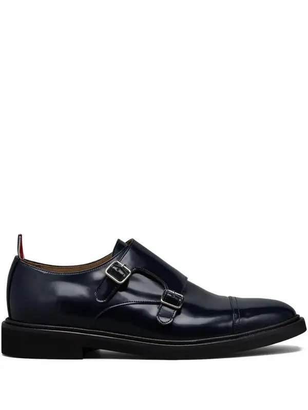 Thom Browne Cap Toe Oxford Double Monk Strap Shoes