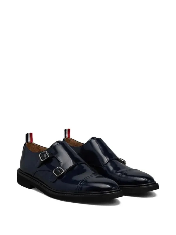 Thom Browne Cap Toe Oxford Double Monk Strap Shoes