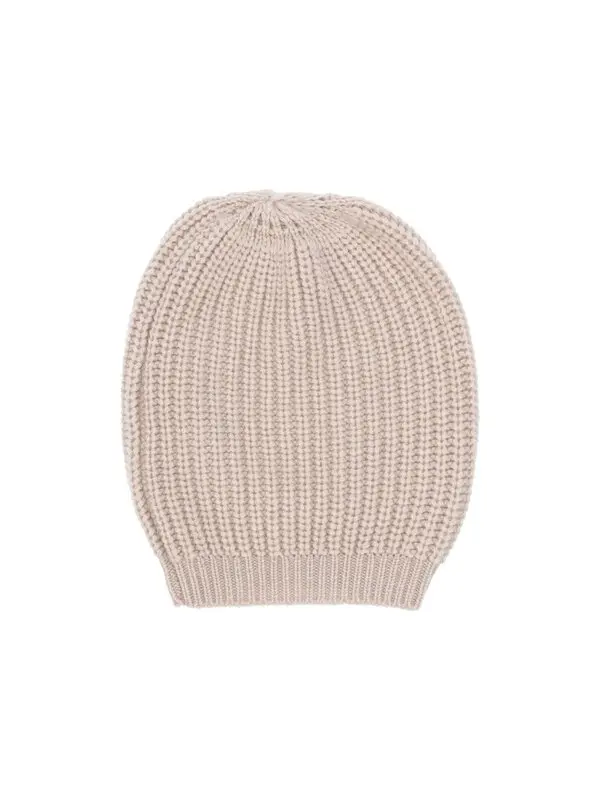 LA ROSE Cash Beanie - Beige Chiaro