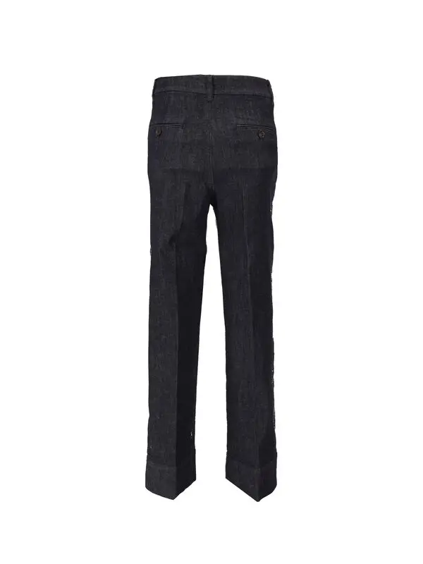 Max Mara Pantalone In Denim