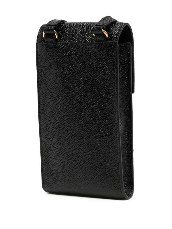 Thom Browne Pebble Grain Leather Phone Holder