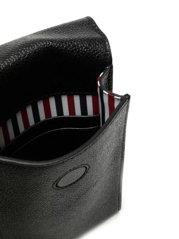 Thom Browne Pebble Grain Leather Phone Holder