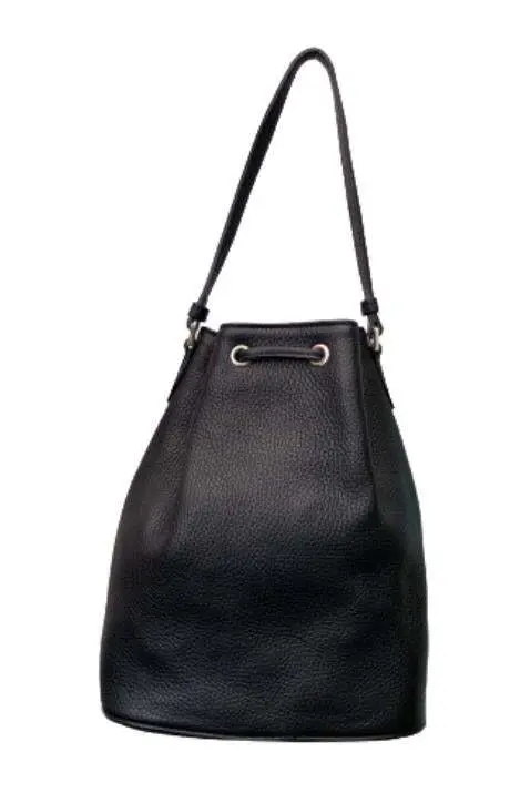 LA ROSE Large Bucket Bag - Black