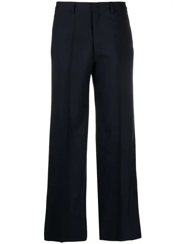 PAROSH Lillie Pressed Crease Wide Leg Pants