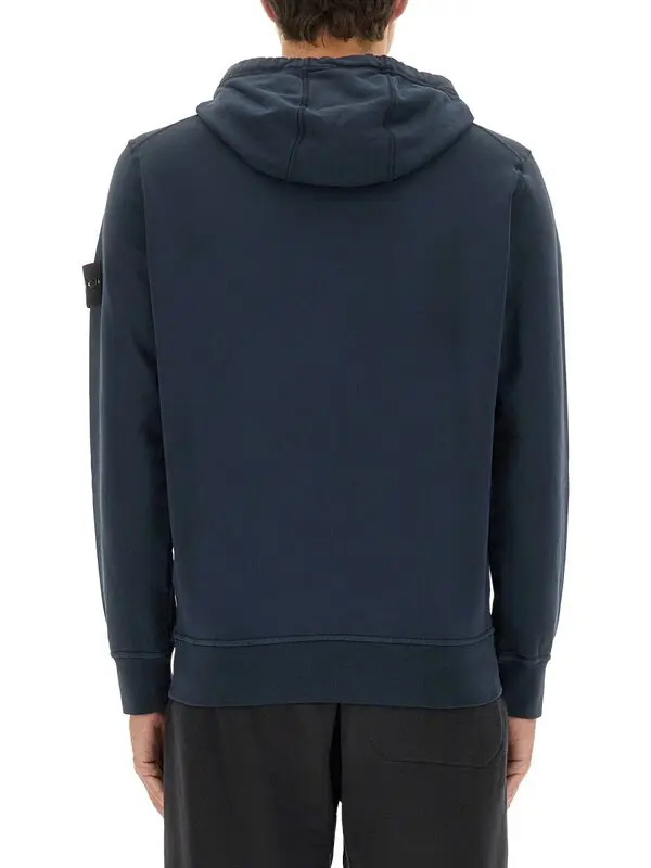 Stone Island Hooded Sweatshirt With Logo