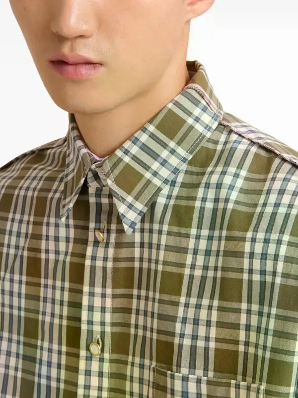 Marni Checked-pattern Long-sleeve Shirt