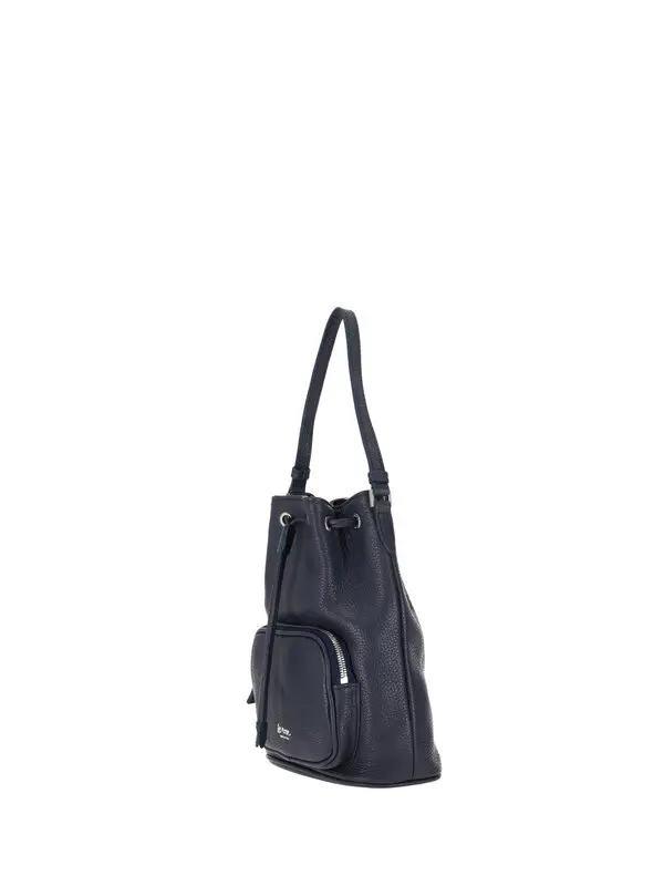 LA ROSE Large Sacchetto Tote Bag - Blue