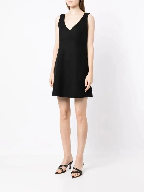 PAROSH V-neck Mini Shift Dress