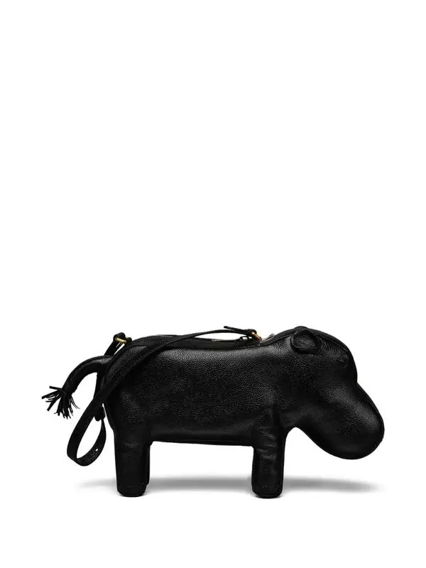 Thom Browne Hippo Baguette Bag - Black