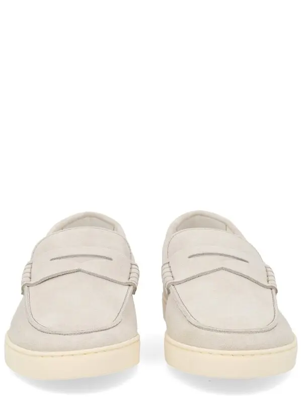 Brunello Cucinelli Suede Loafer - Grey