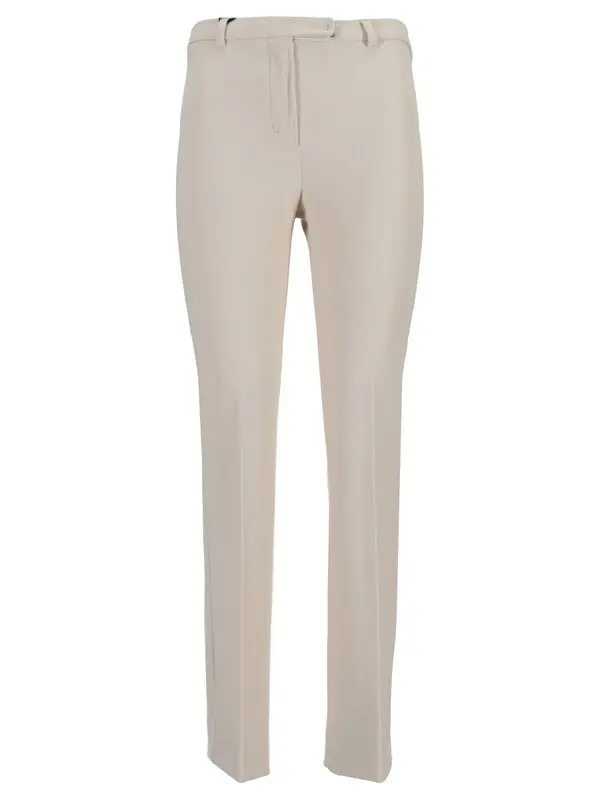 Max Mara Pantalone Lungo - Bianco Avorio