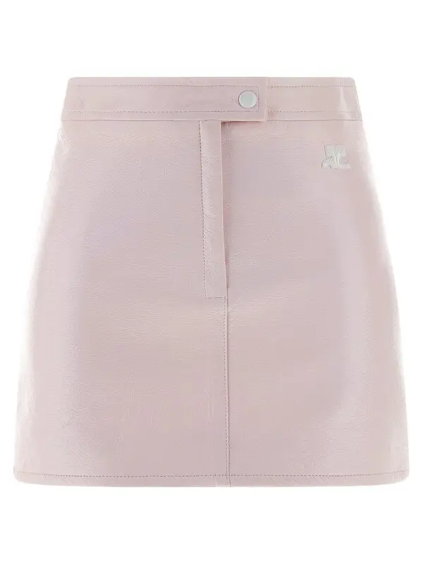 COURREGES Vinyl Skirt
