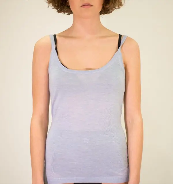 LA ROSE Tank Cash/silk - Sky