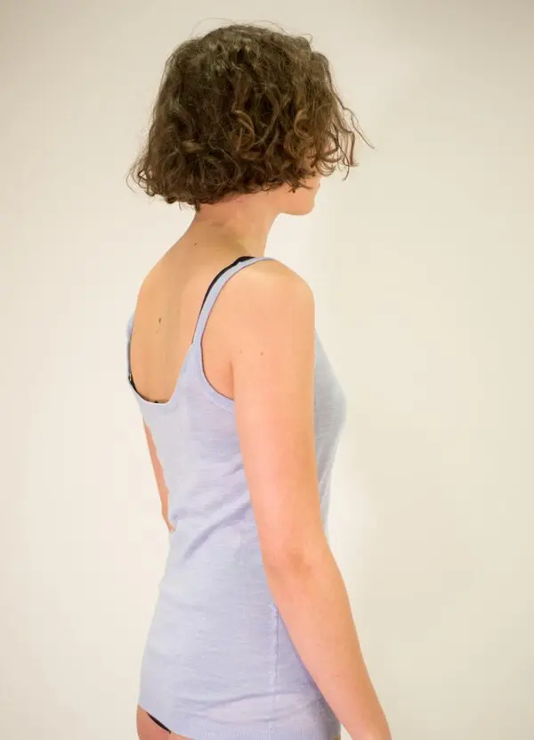 LA ROSE Tank Cash/silk - Sky