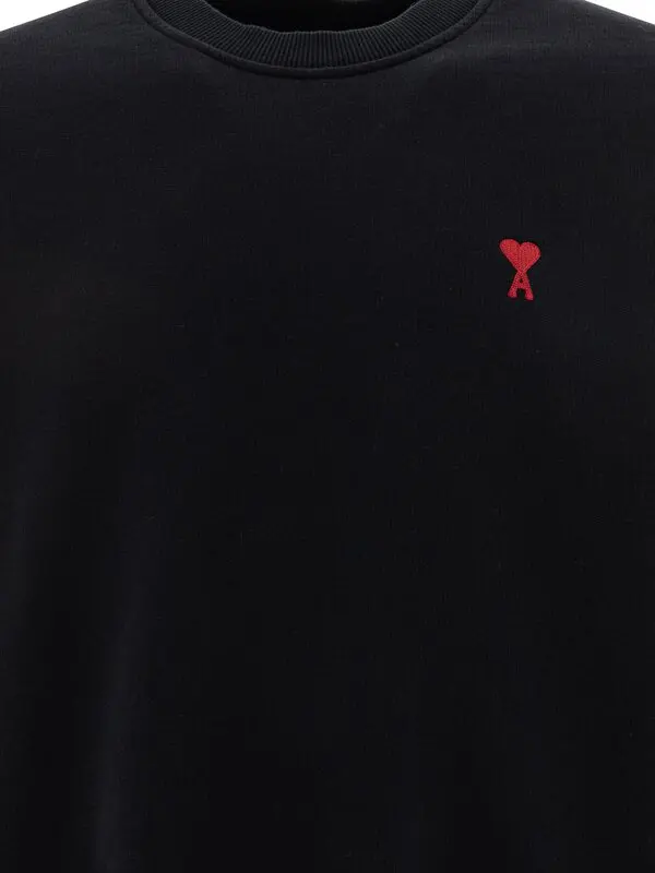 AMI Paris De Coeur Crewneck Sweatshirt