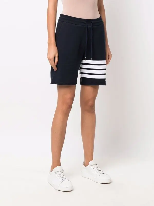 Thom Browne Mid-thigh Shorts With Engineered 4-bar Stripe