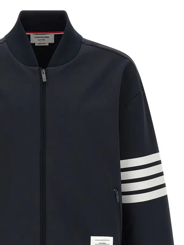 Thom Browne Tech Viscose Bomber Jacket