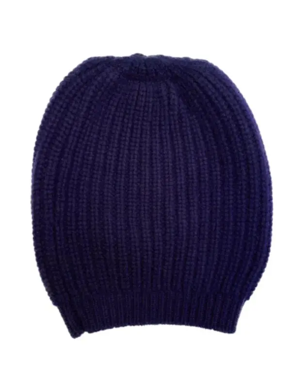 LA ROSE Cash Beanie - Blue Navy