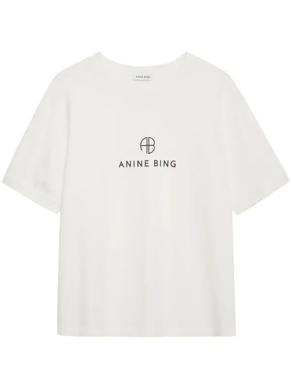 ANINE BING Jaylin Tee Monogram