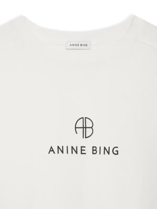 ANINE BING Jaylin Tee Monogram