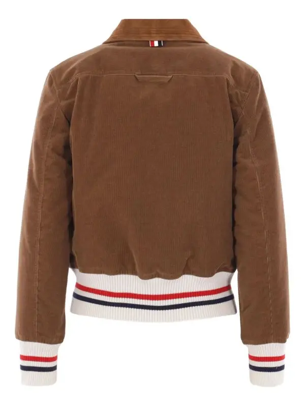 Thom Browne Down Filled Cropped Flight Jacket