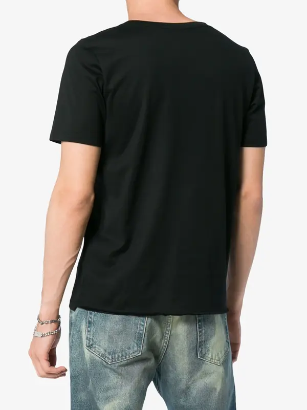 Saint Laurent Crew Neck T Shirt - Nero