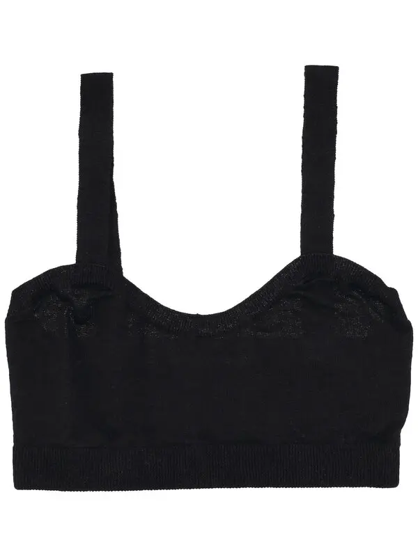 PAROSH Babystretch Bralette - Nero