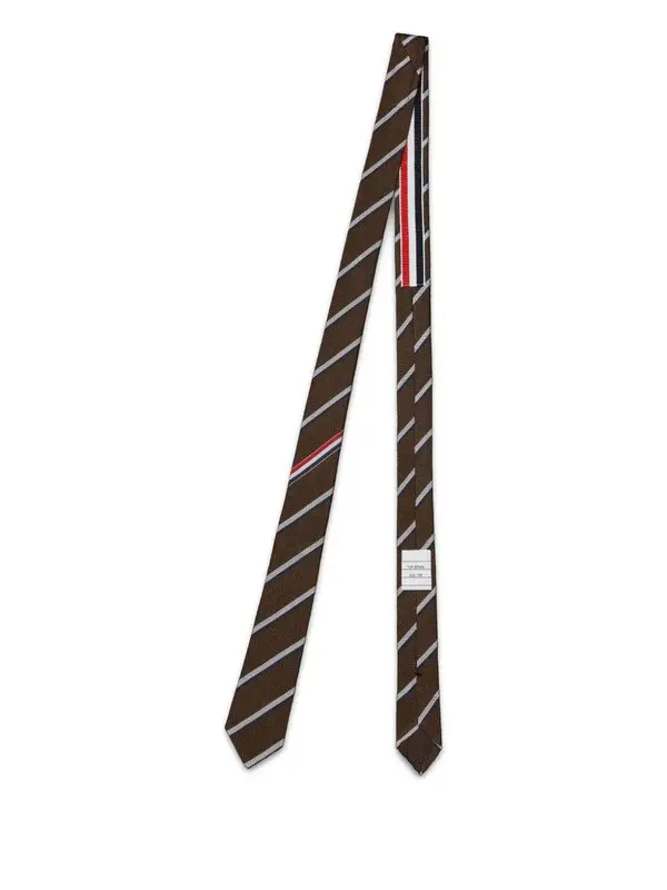 Thom Browne Classic Neck Tie - Brown
