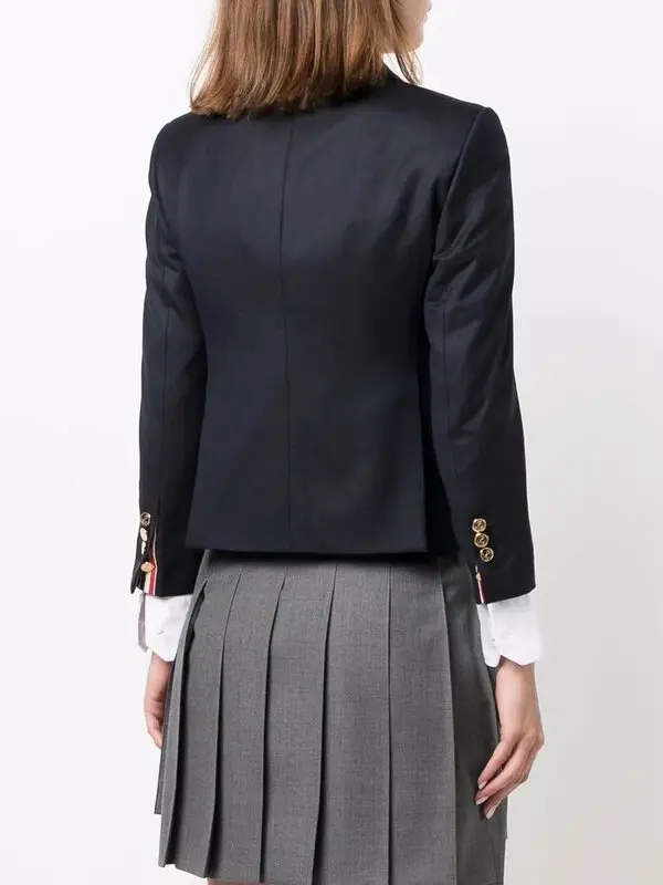 Thom Browne High Armhole Sport Coat Fit 3 In Super 120’s Twill